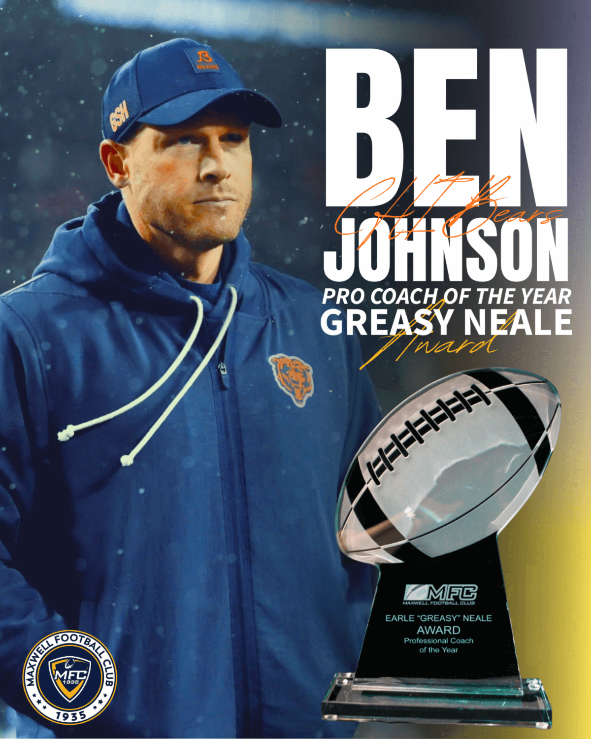 Maxwell Football Club Names Drake Maye and Ben Johnson as 2025 ...